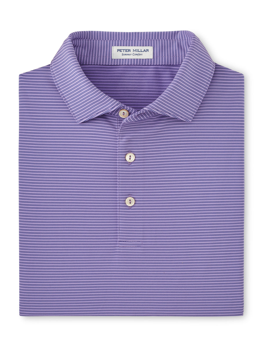 Peter Millar Grove Performance Jersey Polo in Ultra Violet – Boardroom ...